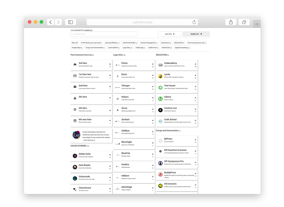 WordPress Link Directory Plugin - A Content Curation Tool