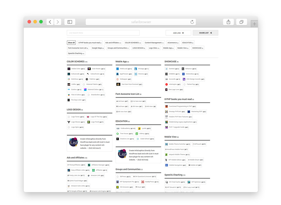 WordPress Link Directory Plugin - A Content Curation Tool