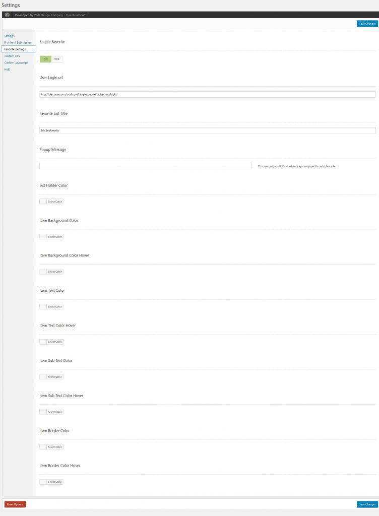 Simple Business Directory Back End - WordPress by QuantumCloud