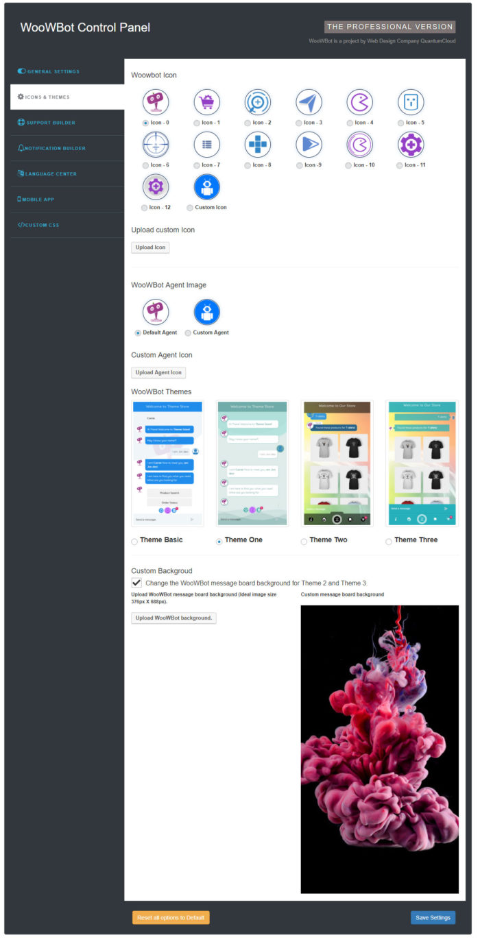 WoowBot BackEnd Panels - WordPress by QuantumCloud