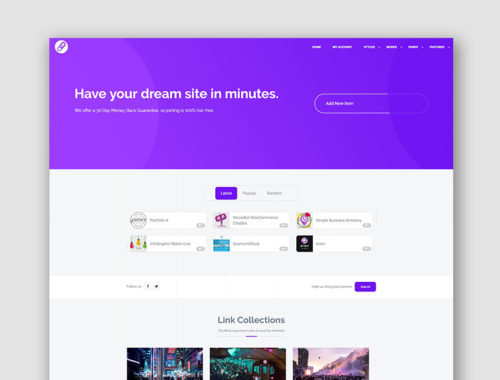 Simple Link Directory Theme - WordPress by QuantumCloud
