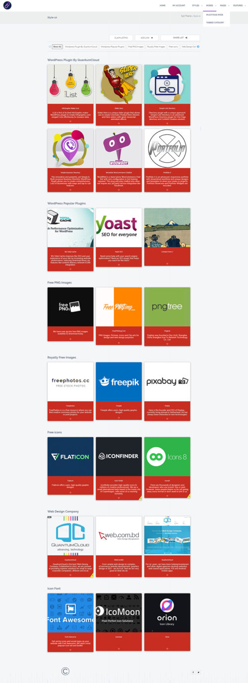 Simple Link Directory Theme - WordPress by QuantumCloud