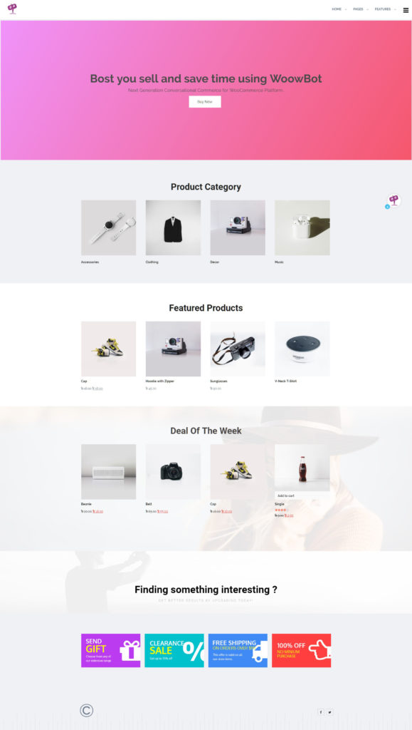 WoowBot Theme - WordPress by QuantumCloud