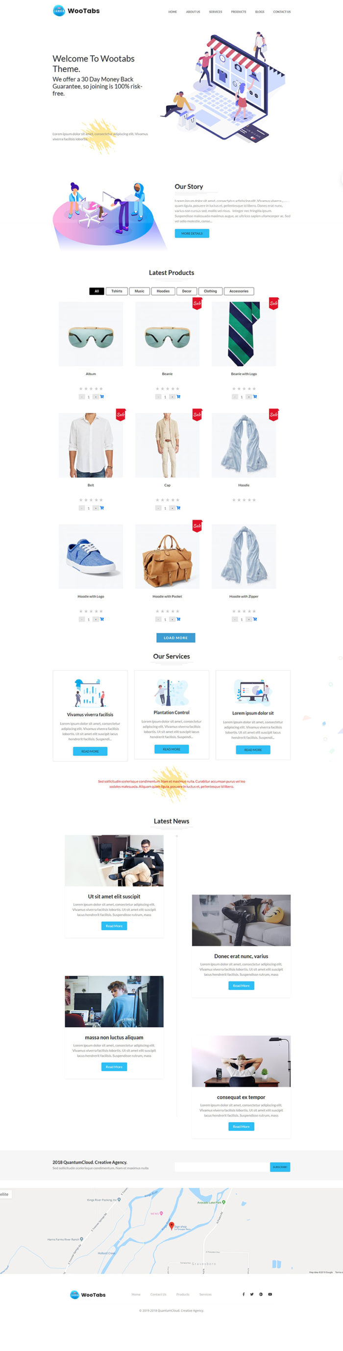 Woo Tabbed Theme - WordPress by QuantumCloud