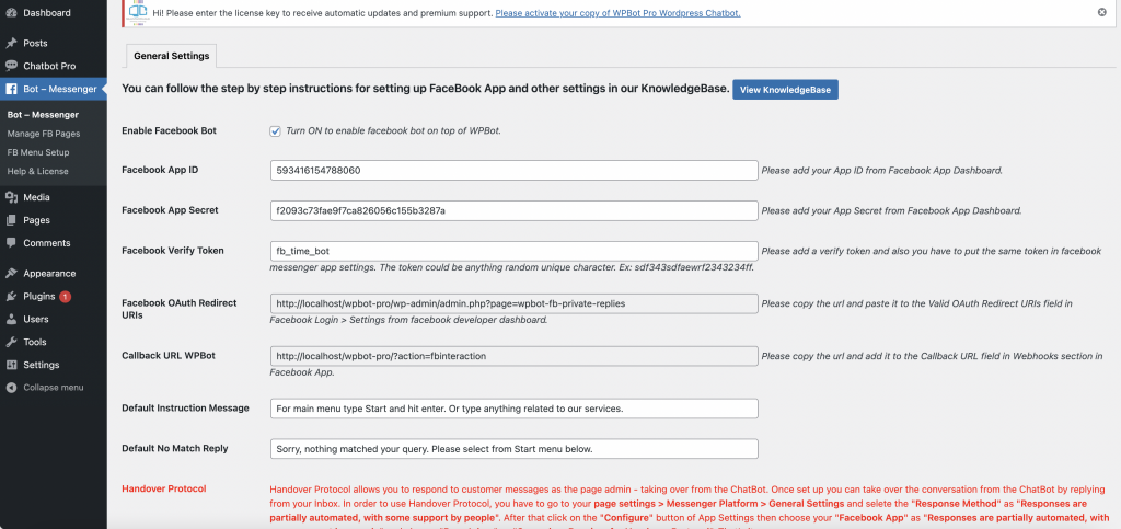 settings - WordPress by QuantumCloud