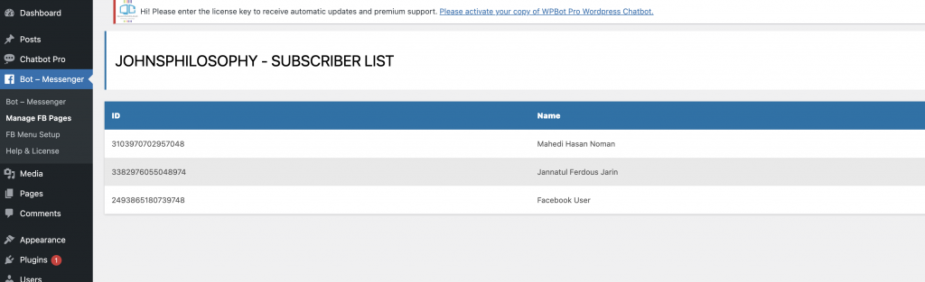 subscriber-list - WordPress by QuantumCloud