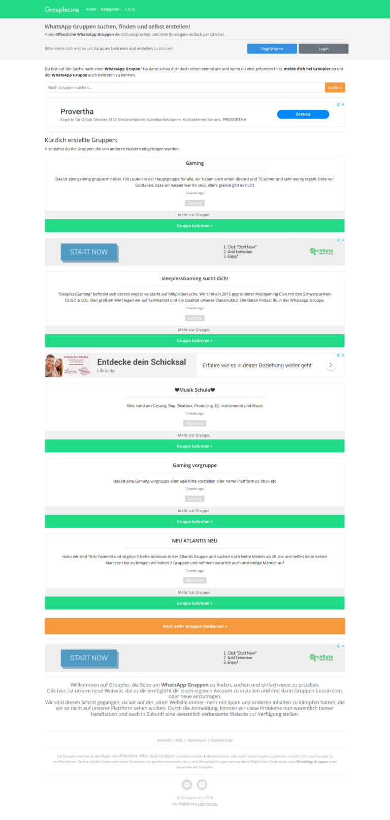 I want to make a similar site like groupler.me - where people can add ...